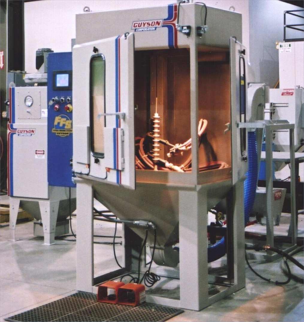 RSSA-8 Single Spindle Blast Systems - Guyson Corporation of USA