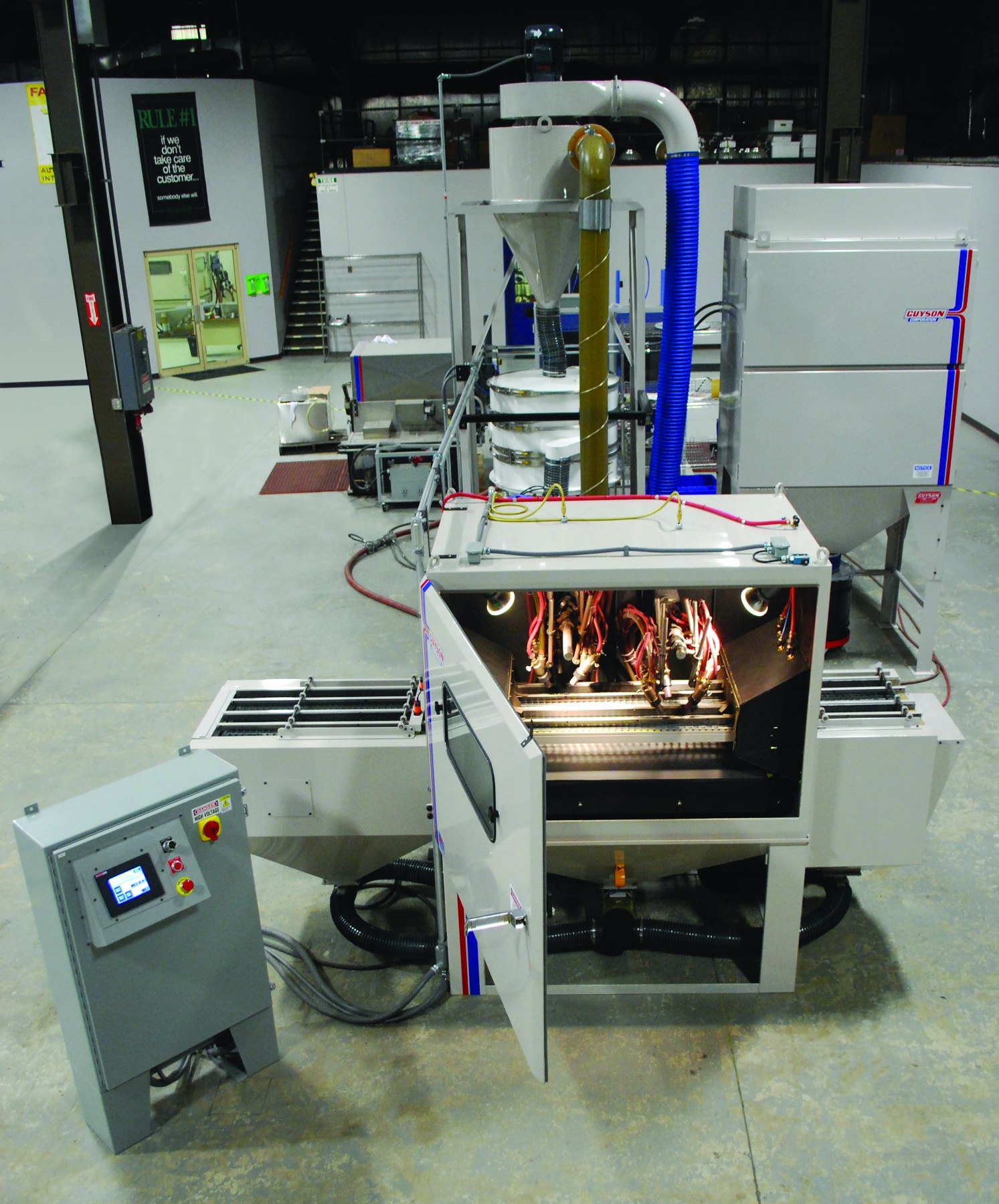 TR-900 Conveyor Blast Systems - Guyson Corporation of USA