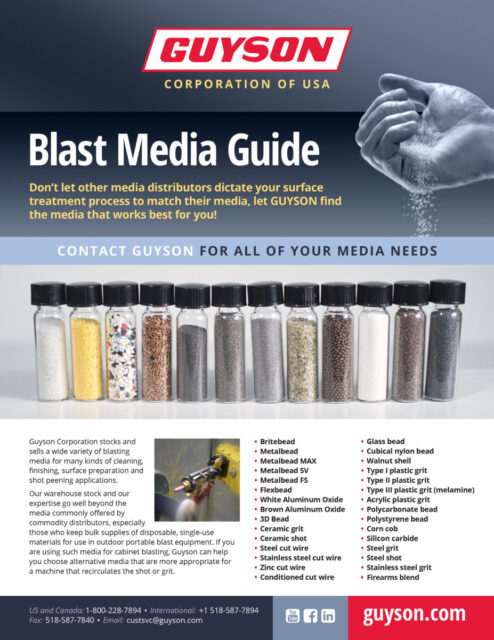 Guyson Blast Media Guide | Guyson Corporation of USA